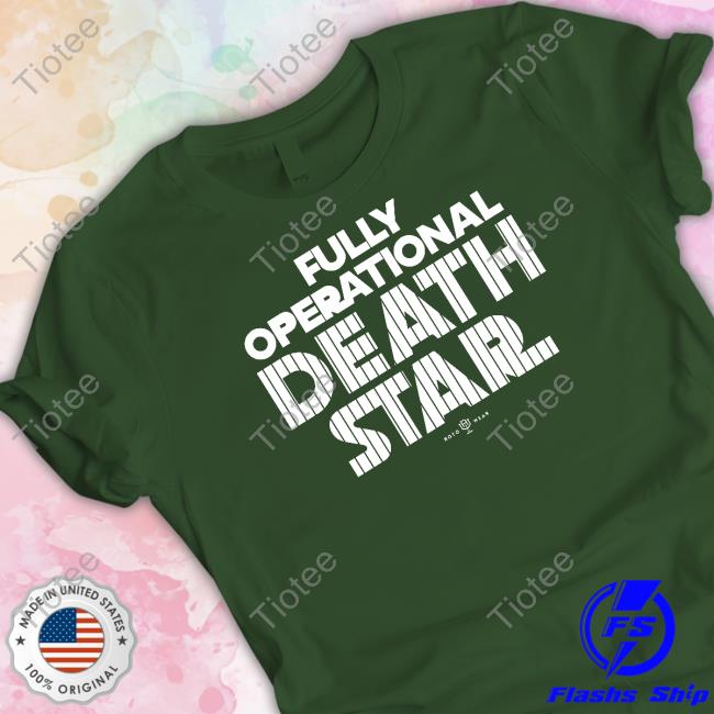 Rotowear Merch Fully Operational Death Star Tee Shirt - Tiotee