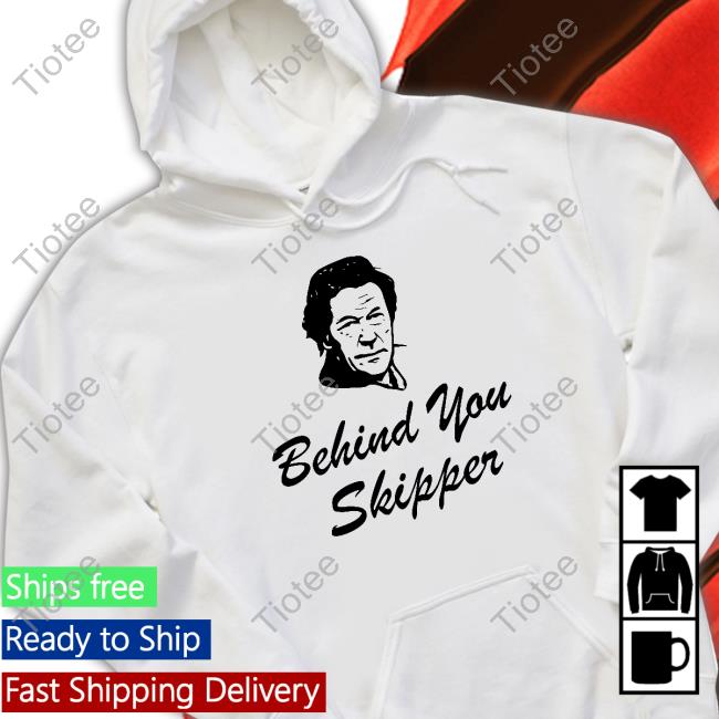 Imran Khan Behind You Skipper Hooded Sweatshirt Naya Pakistan - Tiotee