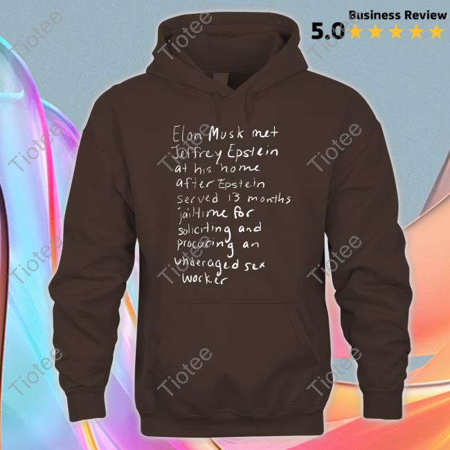 Elon Musk Met Jeffrey Epstein Tee - Tiotee