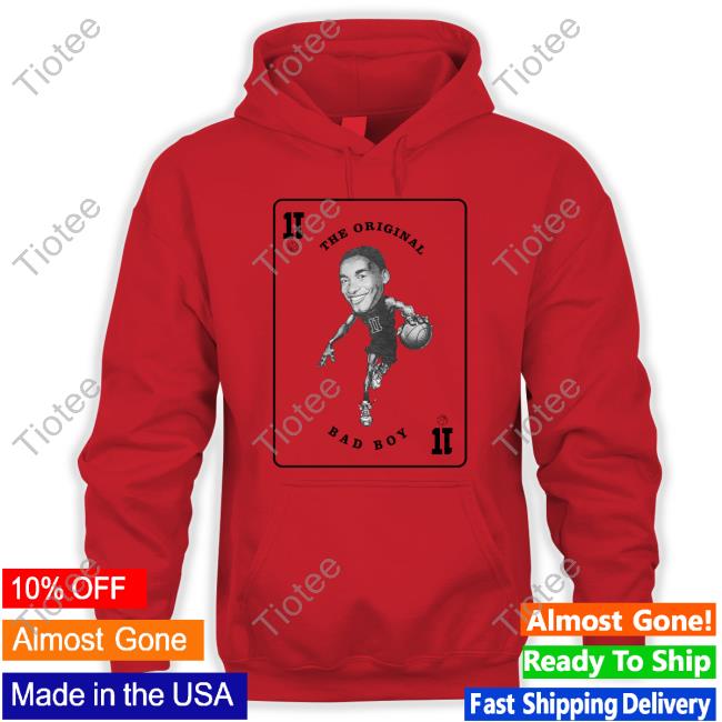 The Original Bad Boy Isiah Zeke Thomas Long Sleeve - Tiotee