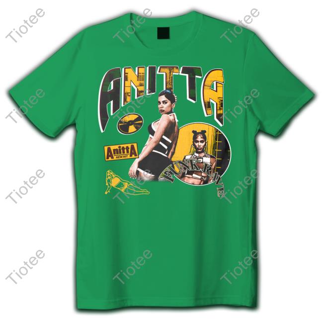 Official Anitta Shop Funk Rave Collage Tee Shirt - Tiotee