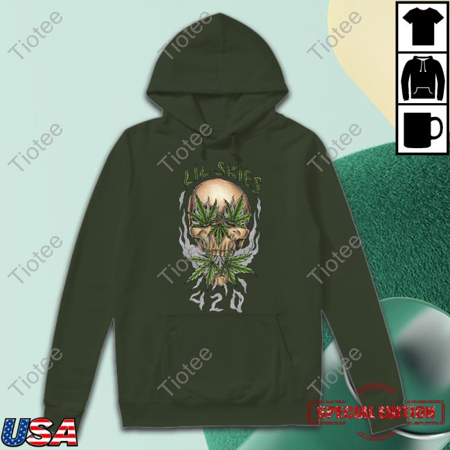 Lil Skies Merch 420 Skull Long Sleeve - Tiotee