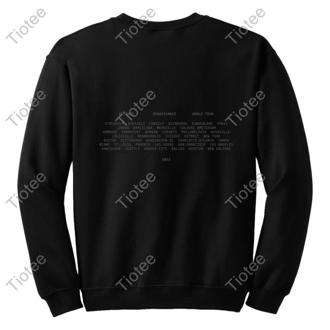 Beyoncé Official Renaissance World Tour Merch Billboard Pullover ...