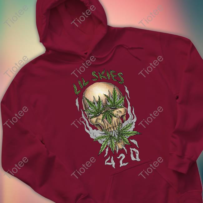 Lil Skies Merch 420 Skull Long Sleeve - Tiotee