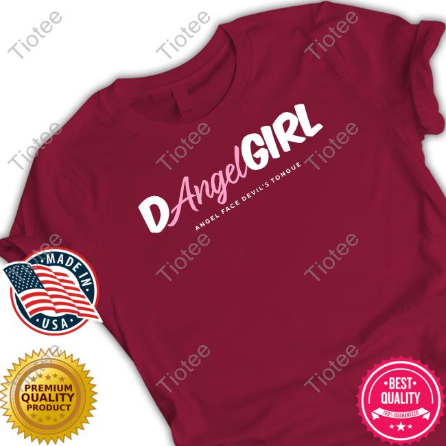 D Angel Girl Angel Face Devil's Tongue Long Sleeve Tee - Tiotee
