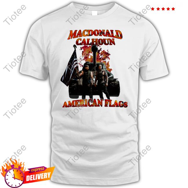 Hangover Gang Merch Macdonald Calhoun American Flags Hoxaval Retro ...