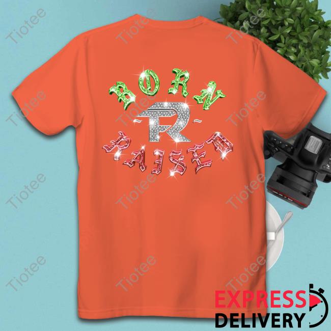 Official Born X Raised + Fuerza Regida Rocker T Shirt - Tiotee