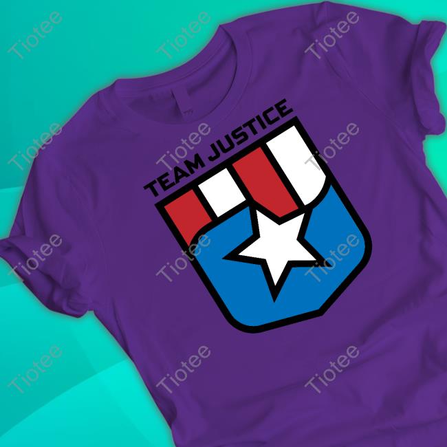 Cindy Perno Wearing Team Justice Shield Logo Long Sleeve T Shirt - Tiotee