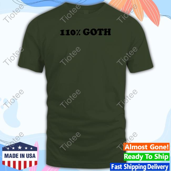 Wally_Wests 110% Goth Long Sleeve T Shirt - Tiotee