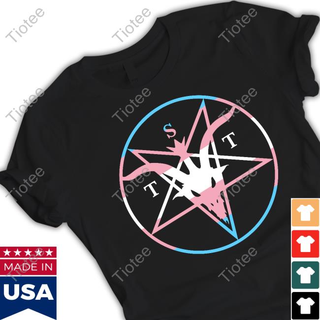 The Satanic Temple Transgender Logo Shirt - Tiotee