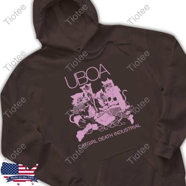 Deathwishinc Store Uboa Catgirl Death Industrial T-Shirt - Tiotee