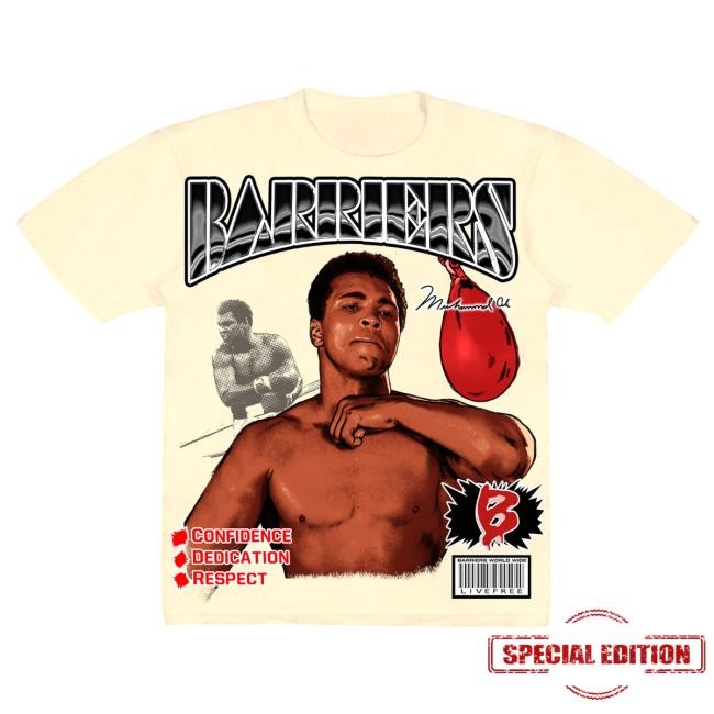 Official Barriers Worldwide Clothing Barriers Ali Tshirt - Tiotee
