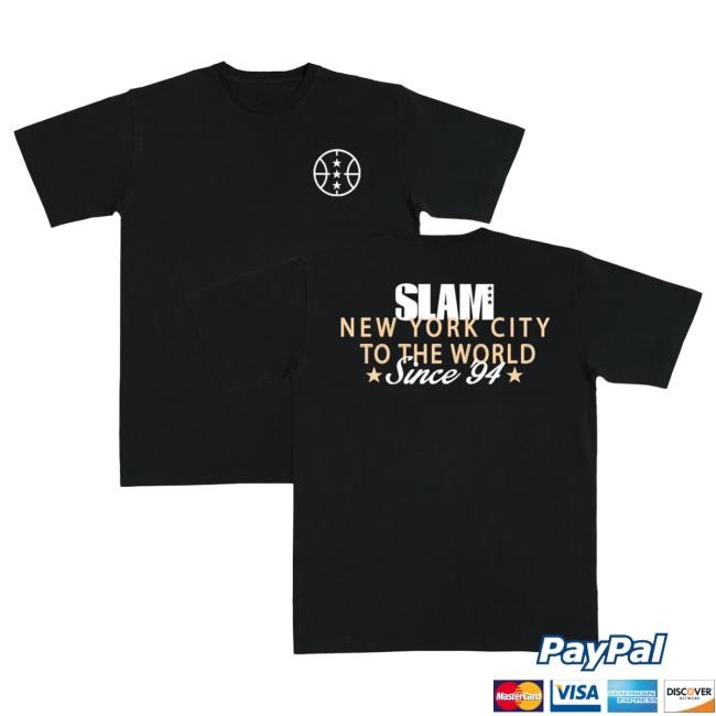 Official Slam Merch Store Shop Slam Baseline Script Heavy Top Shirt ...