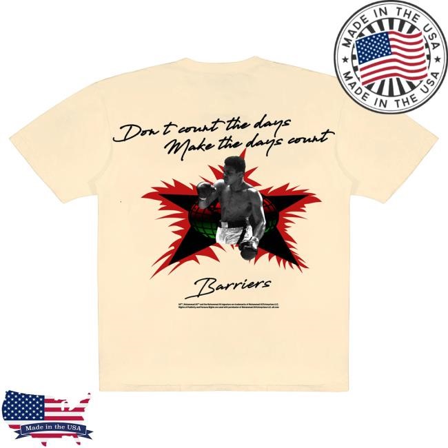 Official Barriers Worldwide Clothing Barriers Ali Tshirt - Tiotee