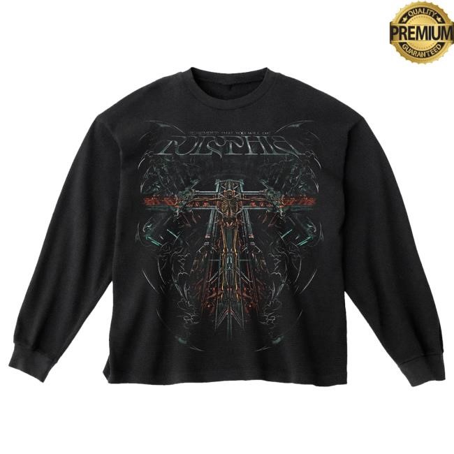 Official Polyphia Merch Crucifixion Long Sleeve Tee Shirt - Tiotee