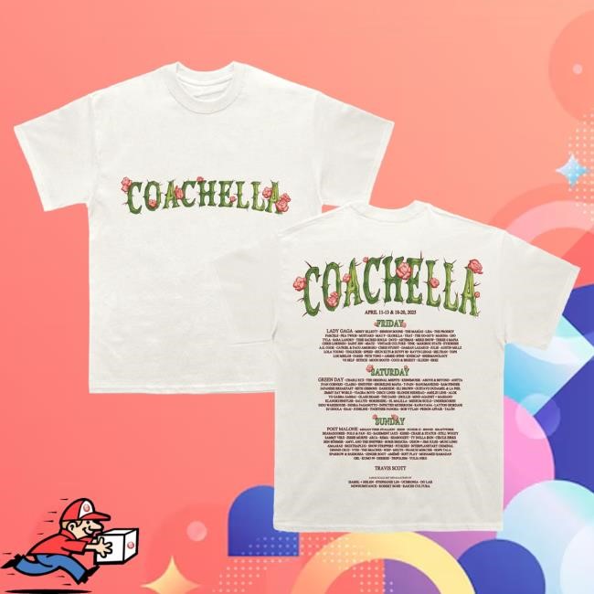 Official Coachella Merch Store Shop Coachella 2025 Cactus Line Up ...