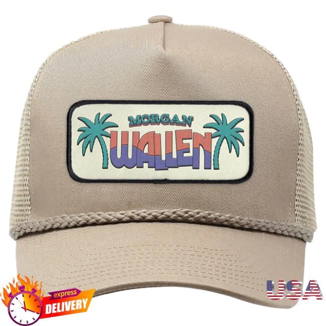 Official Morgan Wallen Tour Tan Retro Hat - Tiotee