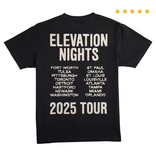 Official Elevation Church Merch Store Elevation Nights Tour New Shirt ...